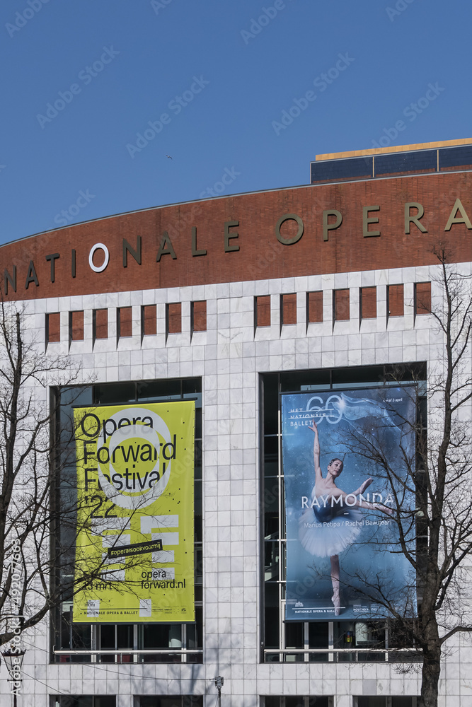 Dutch National Opera & Ballet (De Nationale Opera) housed in Stopera ...