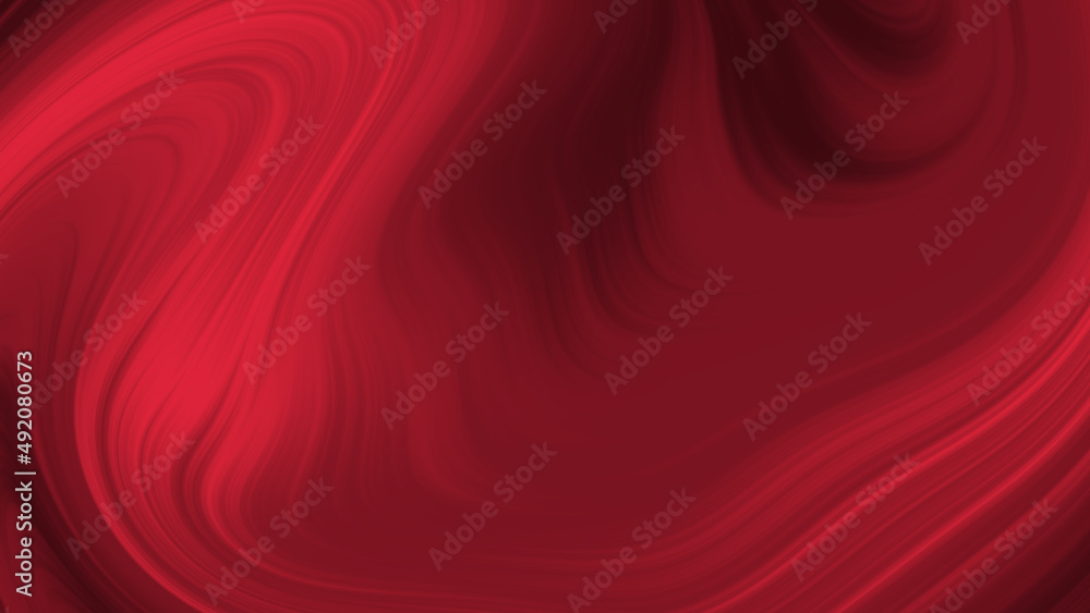 Fluid vibrant gradient of ruby red colors with smooth movement in the ...