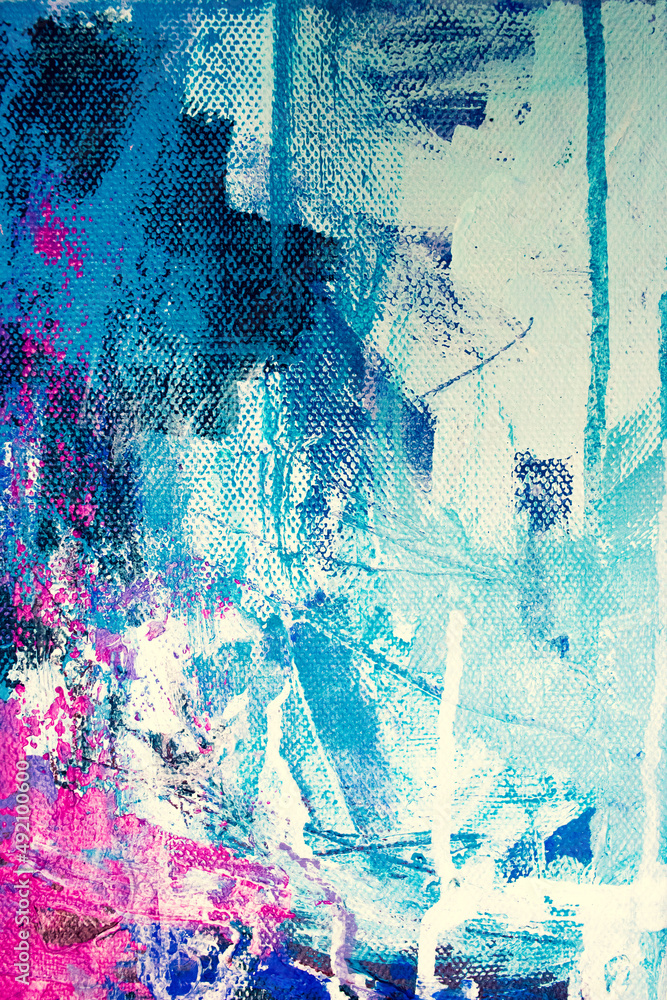 Abstract painting. Background design of acrylic painting , rich texture ...