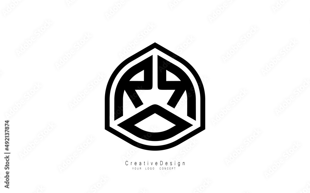 RRD letter logo design template vector Stock Vector | Adobe Stock
