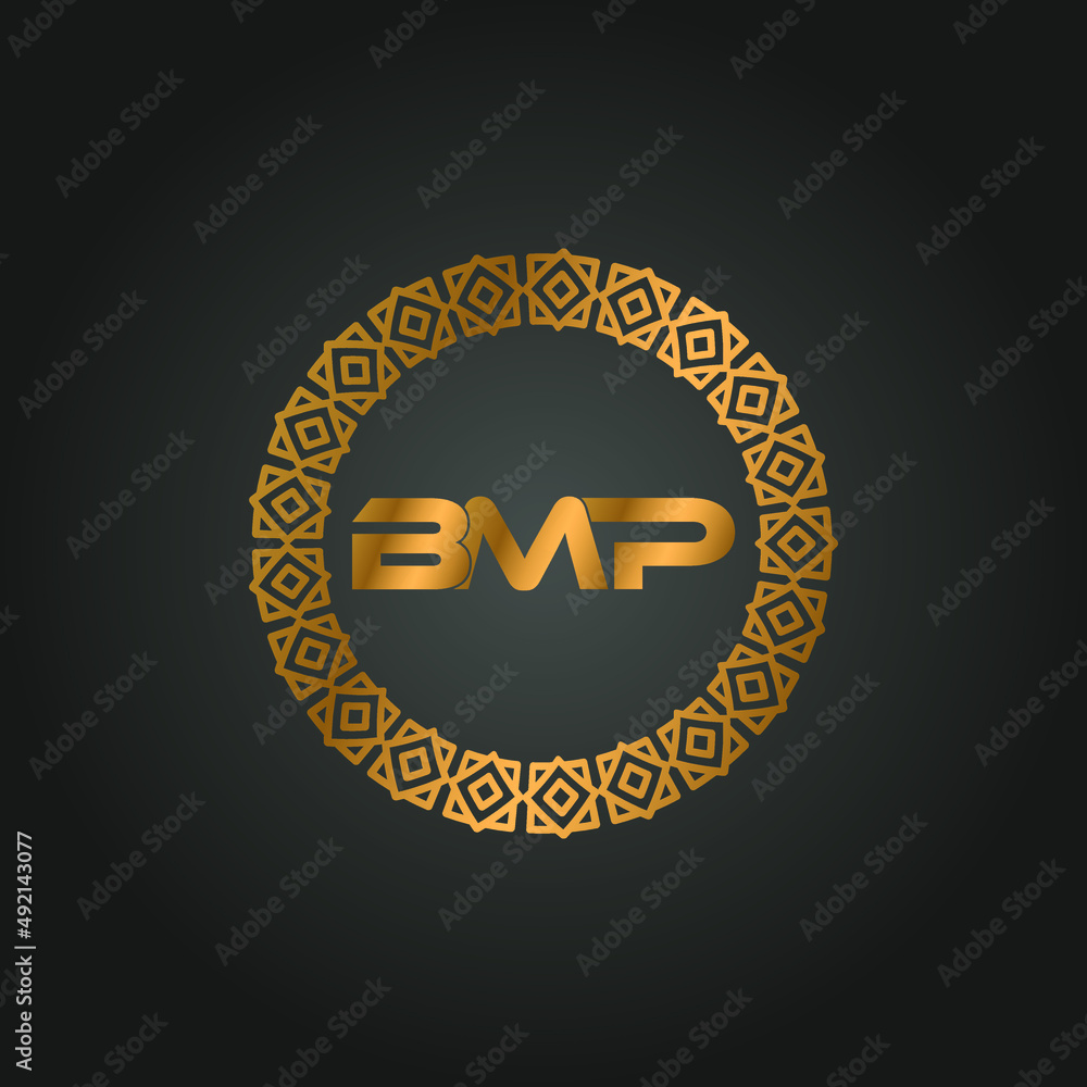 BMP letter design for logo and icon.vector illustration. Stock Vector ...