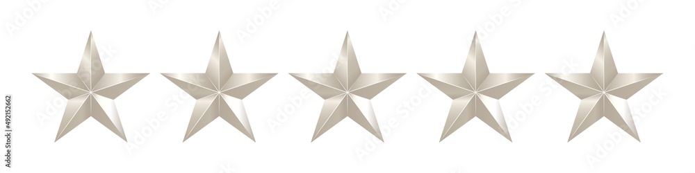 0-star rating icon. 0 out of 5 stars rating. Zero golden feedback stars ...