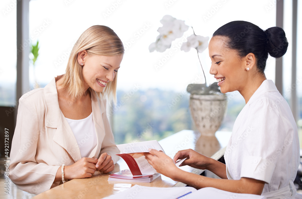 Weve got an excellent range to choose from. A young woman looking at a ...