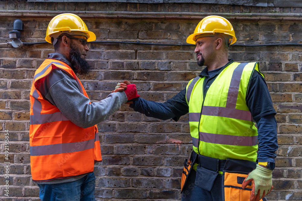 Happy Construction Workers Happy Construction Workers