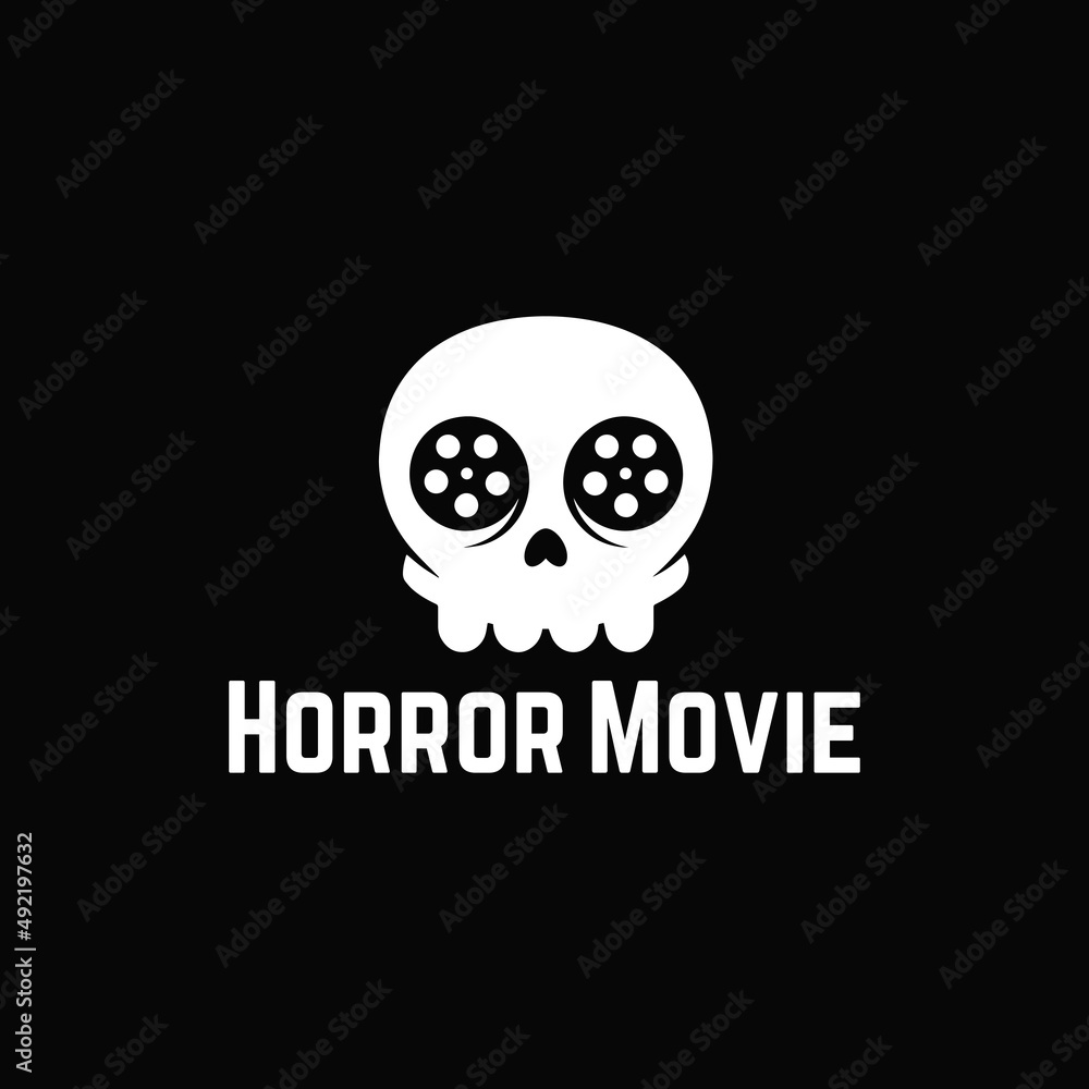 Horror Movie logo vector illustration Stock Vector | Adobe Stock