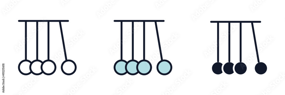 kinetics icon symbol template for graphic and web design collection ...