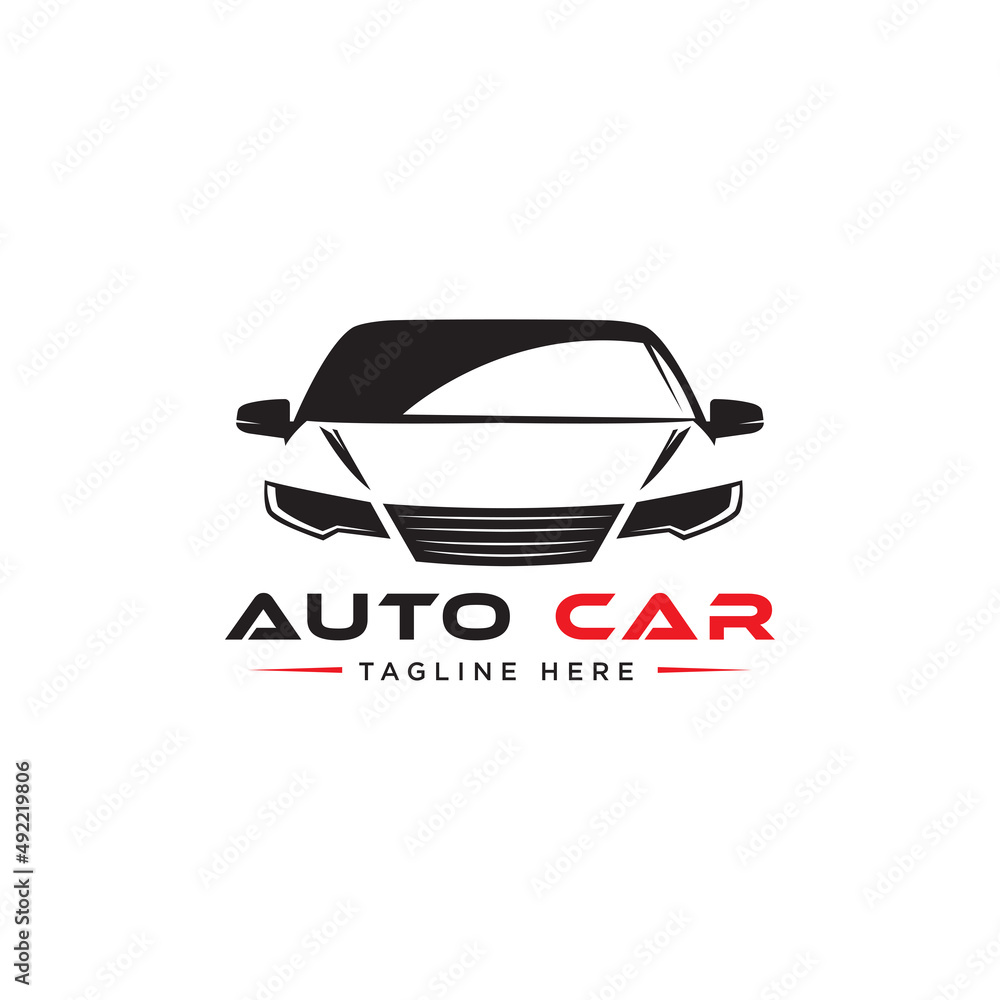 Abstract Lines Car Logo Vector. Vector illustration Stock Vector ...