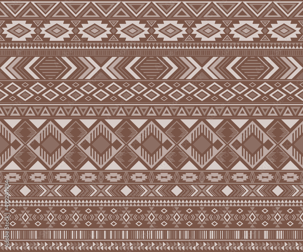 American indian pattern tribal ethnic motifs geometric vector ...