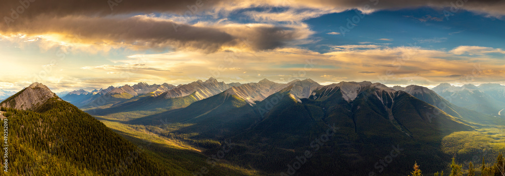 Bow Valley in Banff national park Stock Photo | Adobe Stock