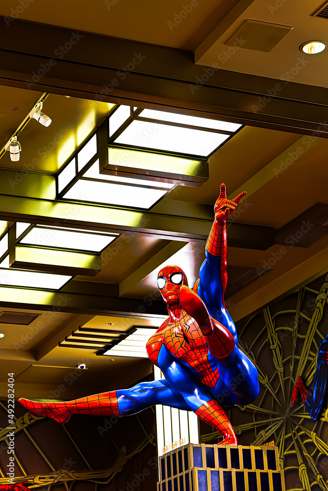 OSAKA, JAPAN - Aug 12, 2020 : Photo of the Amazing Adventure of Spider ...