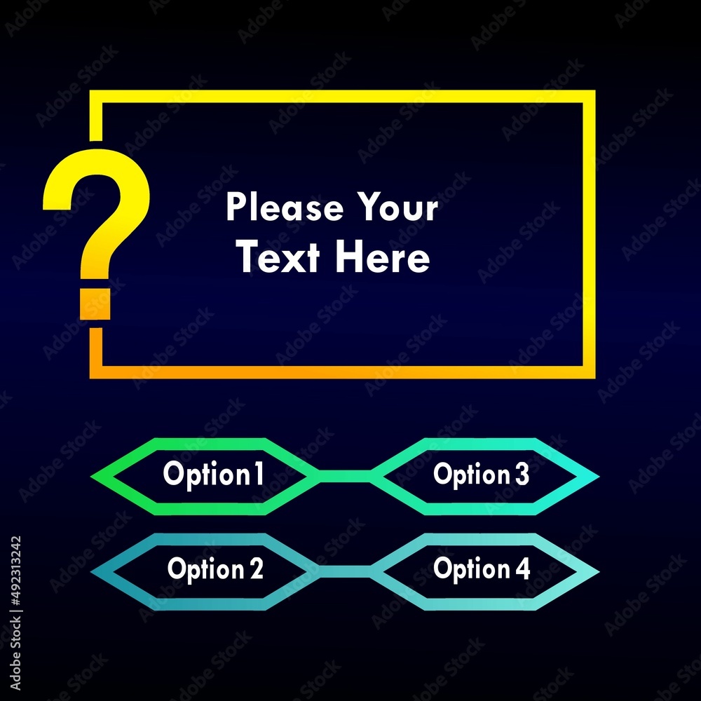 Question mark background vector template illustration. This background ...