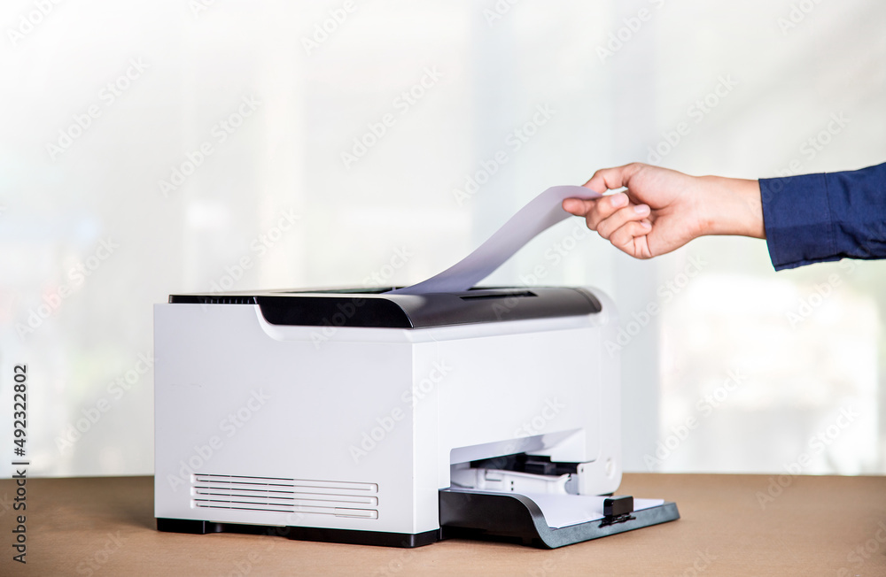 Printer, copier, scanner in office. Workplace ,photocopier machine for ...
