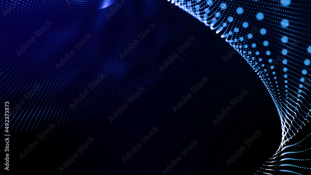 Abstract metaverse VR virtual reality technology cyber security digital ...