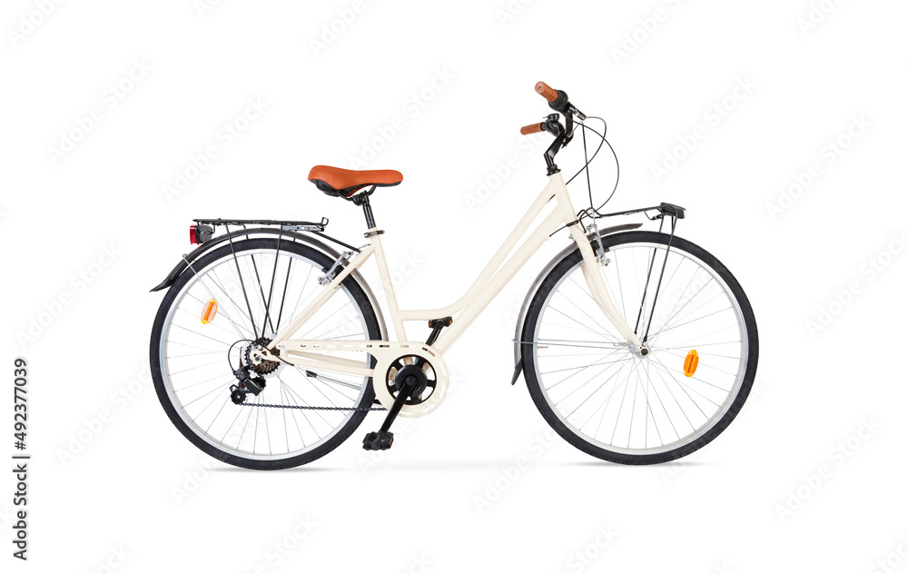bicycle isolated on white background with clipping path Stock Photo ...