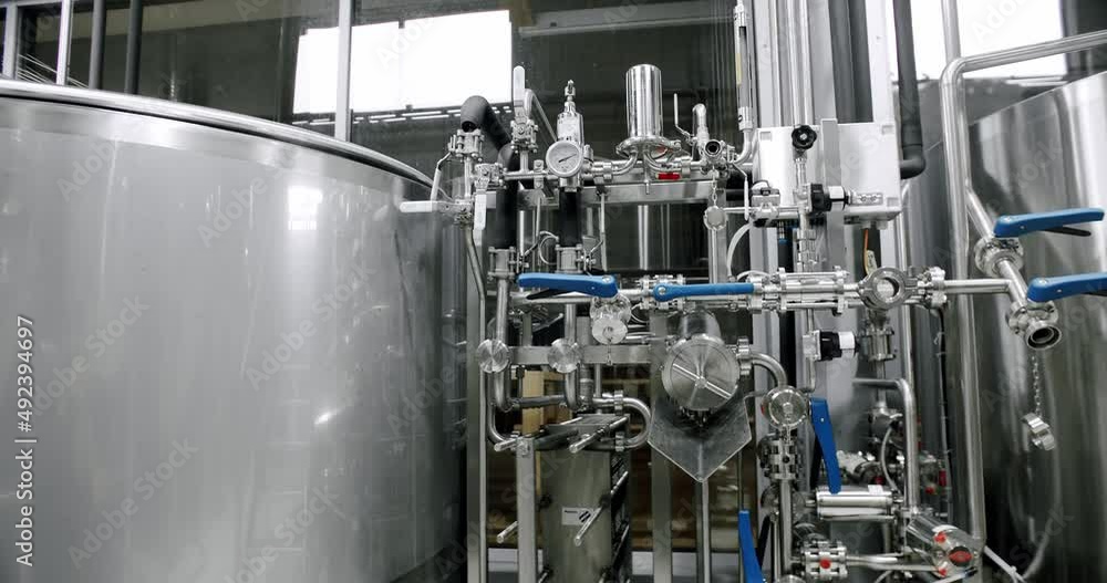 Brewing production. Distiller Sample, Bavaria Lab, Checking Laboratory ...