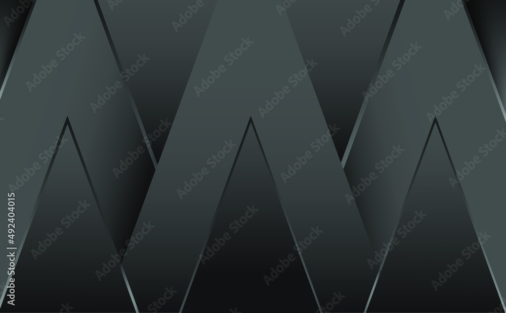 dark black gray gradient shaded triangles artistic shapes background ...