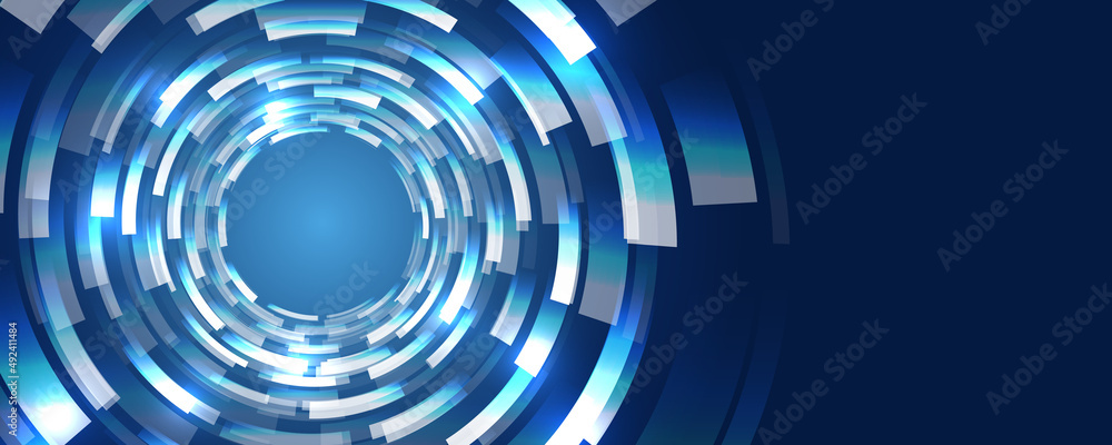 Data Stream In The Form Of An Array Of Circles And Binary Code Vector Database Background Big