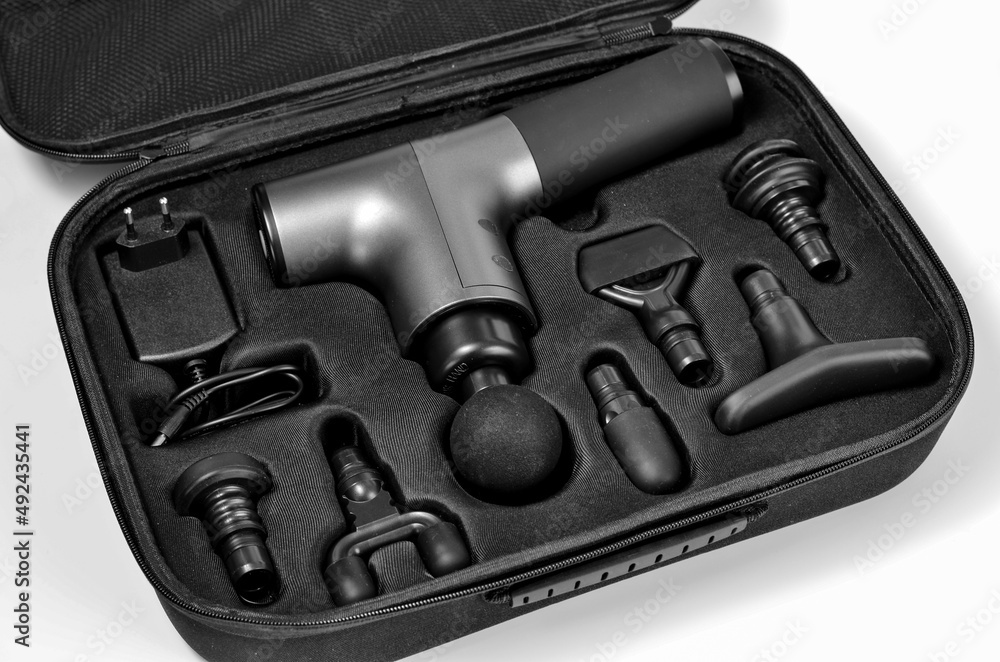 Massage gun in a case, Handheld Cordless Professional Percussion Deep ...