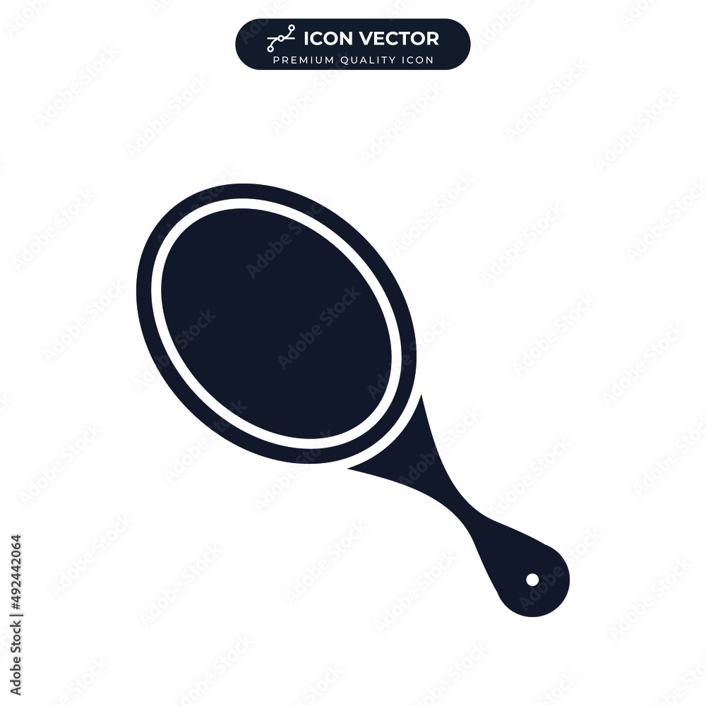 hand mirror icon symbol template for graphic and web design collection ...