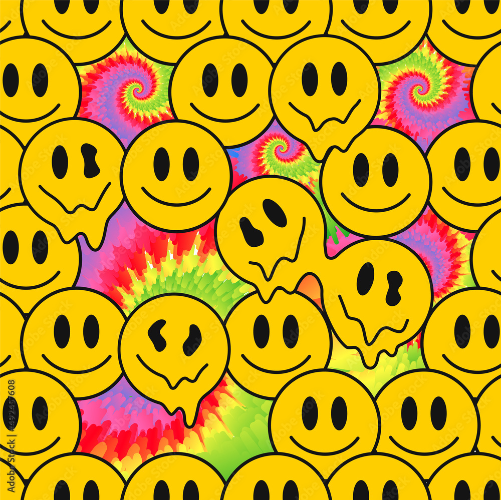 Crazy Smiley Face Wallpaper