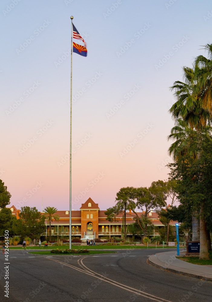 University Of Arizona Campus Sunset