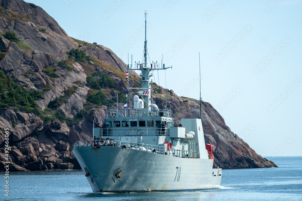 St. John's, Newfoundland, Canada-March 2022: The HMSC Halifax 330 ...