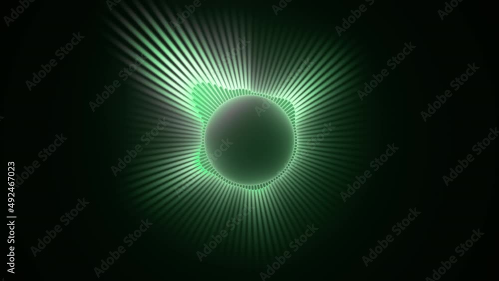 Sound wave equalizer. Loopable green colored VJ motion graphics, audio ... Sound wave equalizer. Loopable green colored VJ motion graphics, audio ...