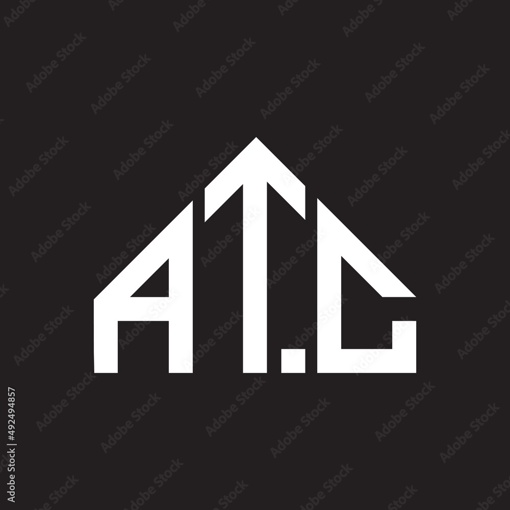ATC letter logo design. ATC monogram initials letter logo concept. ATC ...