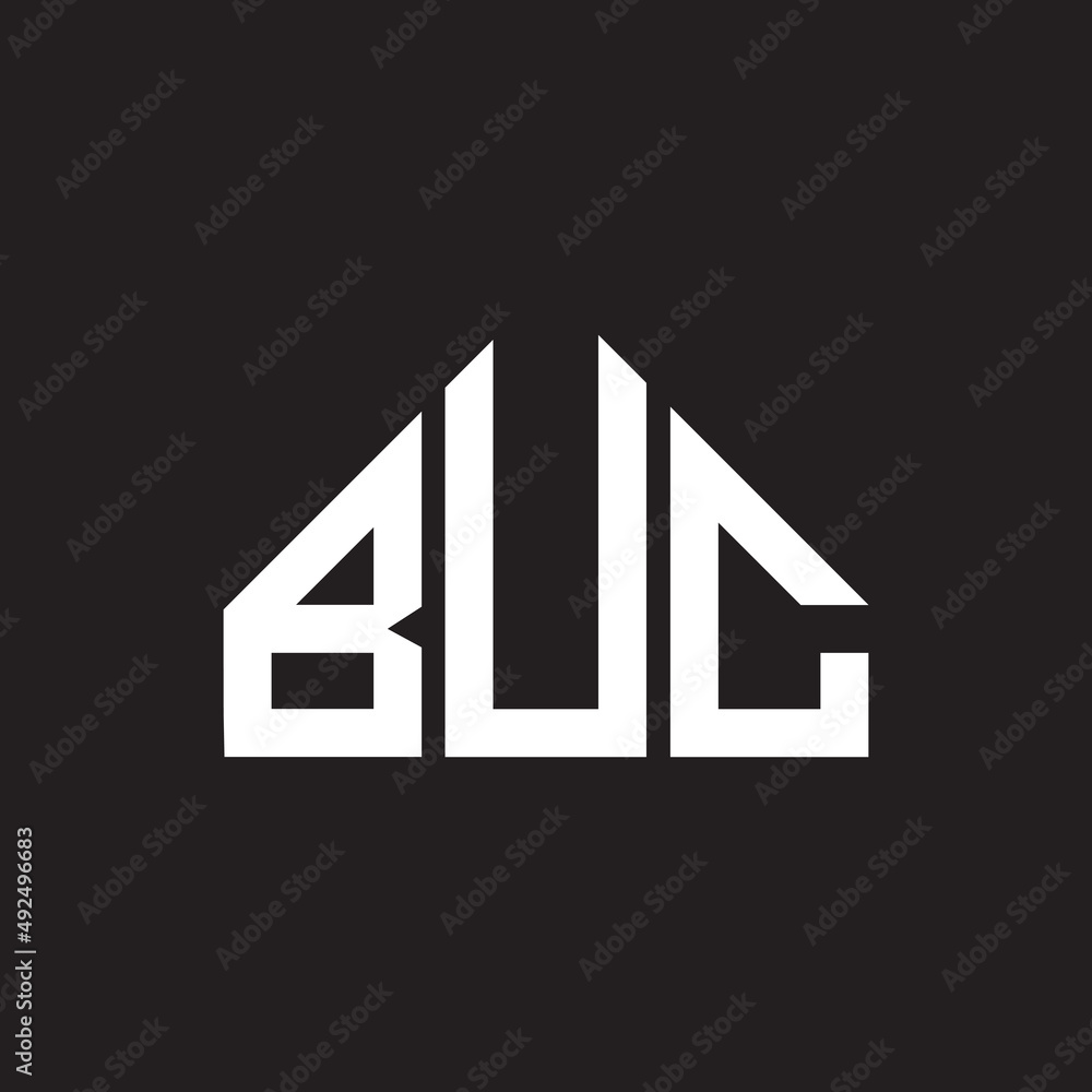 Vecteur Stock BUC letter logo design. BUC monogram initials letter logo ...