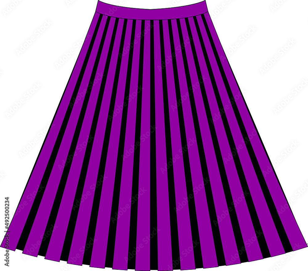 Skirt Vector illustration. skirt image or clip art. women skirt. Stock ...
