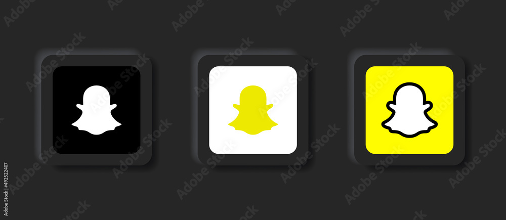 Snapchat Logo Vector Black