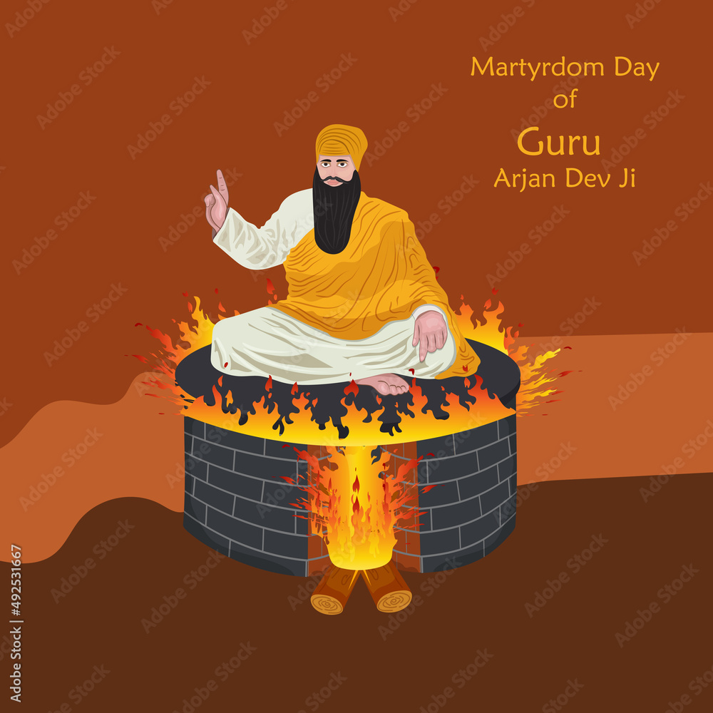 Guru Arjan Dev Ji Martyrdom Day Stock Vector | Adobe Stock Guru Arjan Dev Ji Martyrdom Day Stock Vector | Adobe Stock