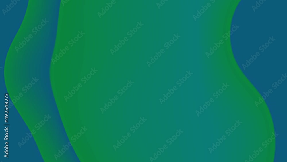 Video „Dark green and emerald green gradient animation. Waves abstract ...