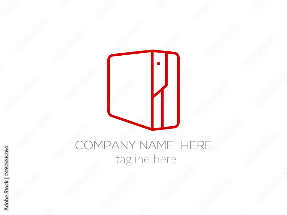 Gaming pc line art vector design. CPU vectorization. GPU vector. CPU ...