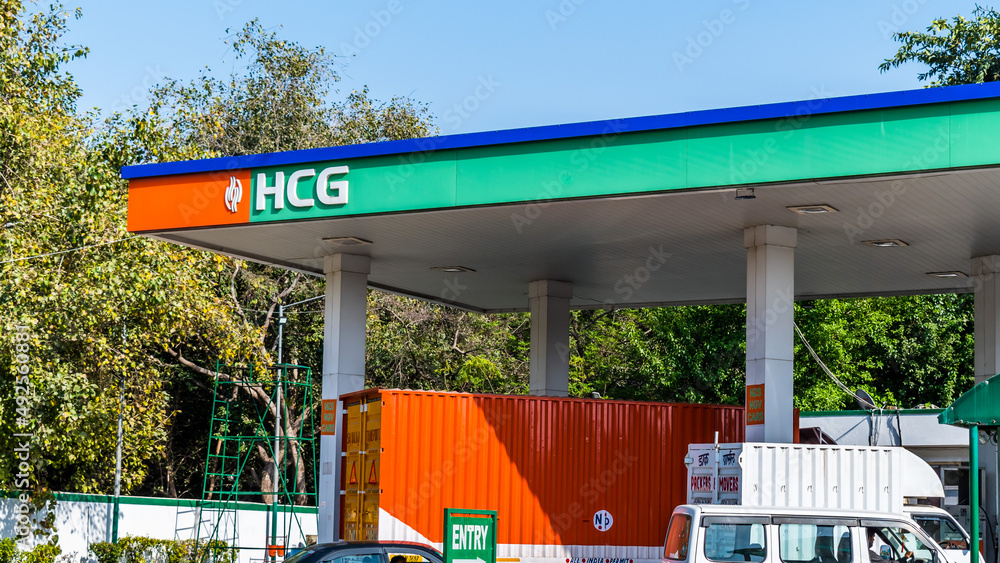 Newly opened CNG filling station of SKN HCG, Haryana City Gas ...
