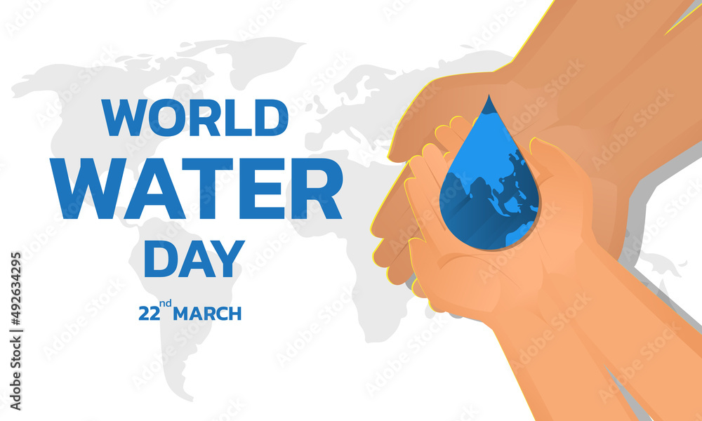 world water day consists of billboards card background for world water ...