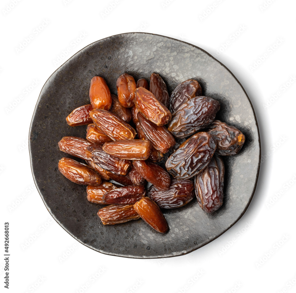 Big Dates Isolated. Date Palm Fruits Stock Photo | Adobe Stock