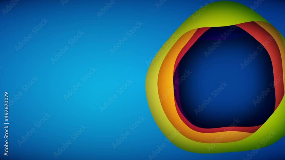animated wallpaper, abstract colourful animation, gradient filled wavy ...