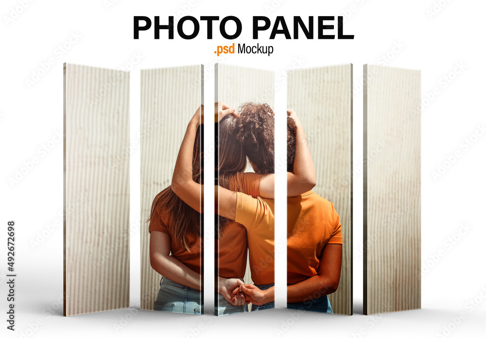 Photo Panel Mockup Stock Template | Adobe Stock