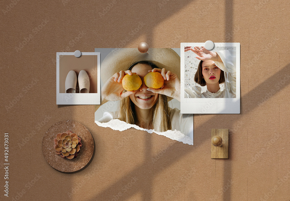 Moodboard Mockup for Creative Photography Portfolio and Showcase ...
