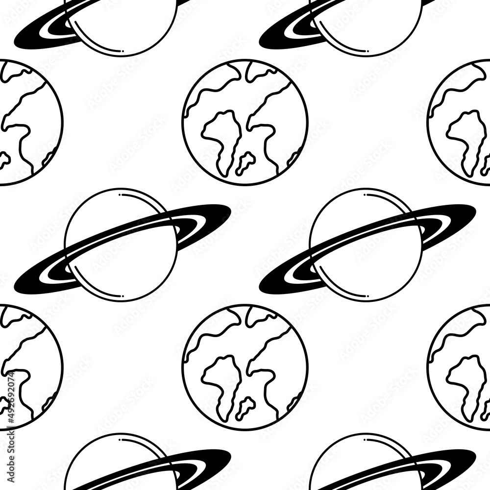 Planets Outline