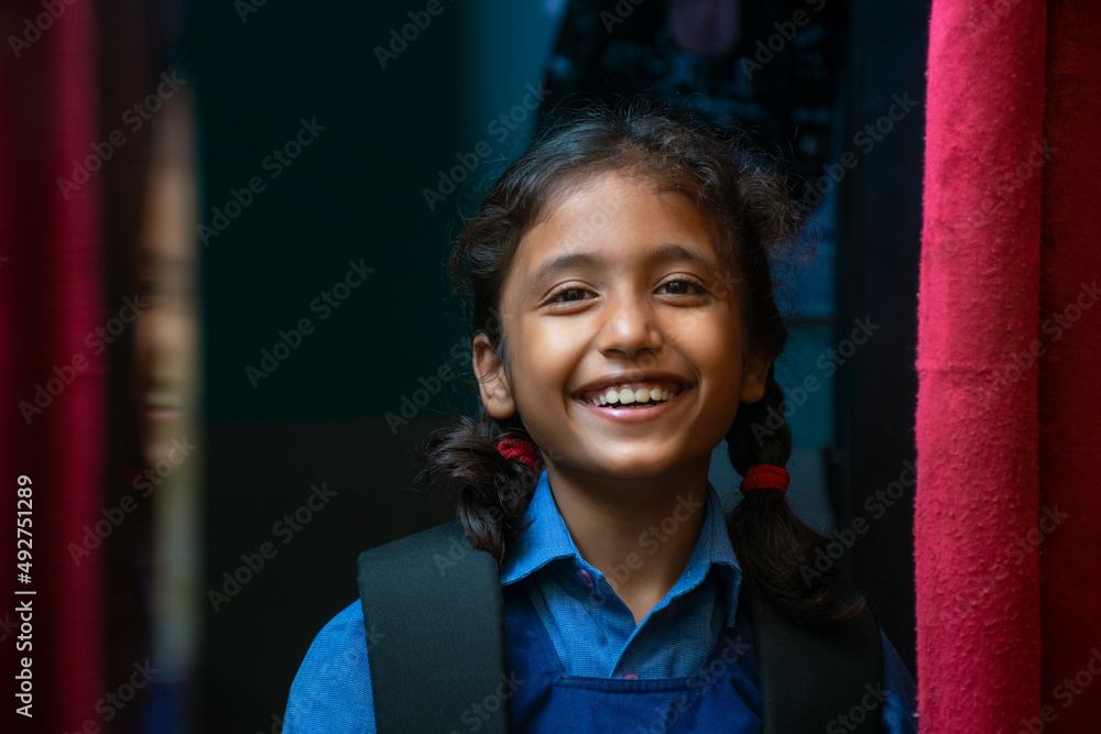 young school children smiling Stock Photo | Adobe Stock