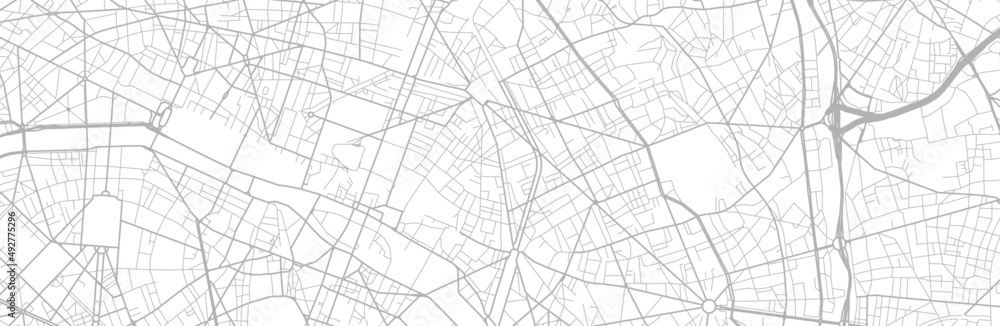 Vector city map - black and white background. Stock Vector | Adobe Stock
