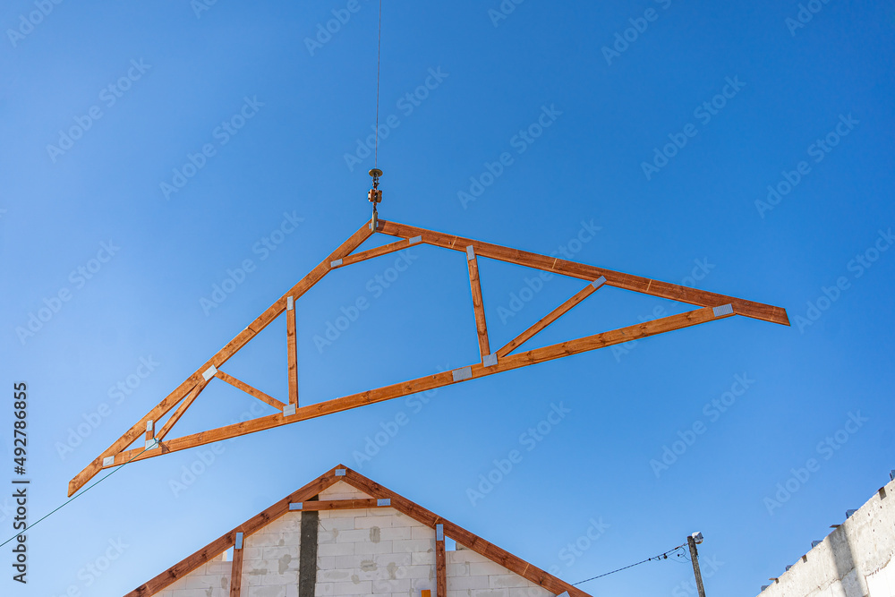 Open Beam Roof Construction