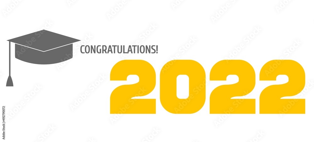 Congratulations graduates class of 2022, graphics elements for t-shirts ...