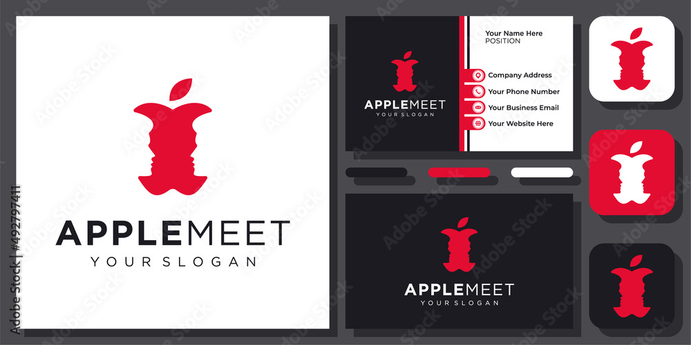 Apple Business Card Template