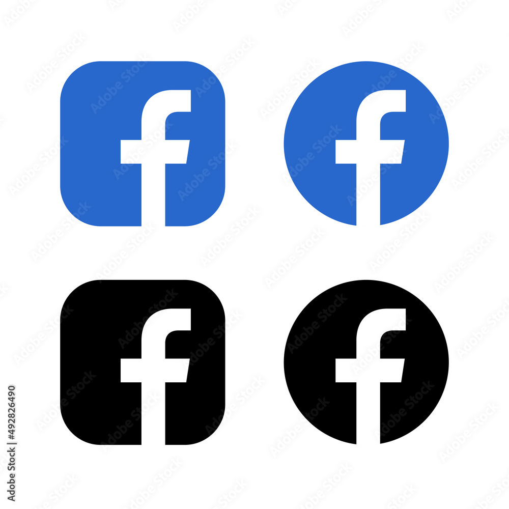 Facebook, Facebook logo Social Media Facebook Instagram Icons Stock ...