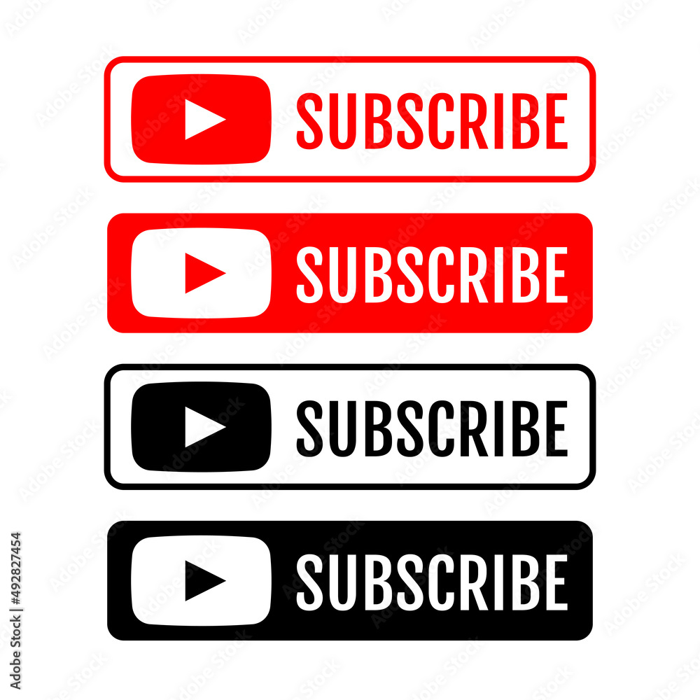 youtube icon, logo, symbol, vector editorial app icons Stock Vector ...