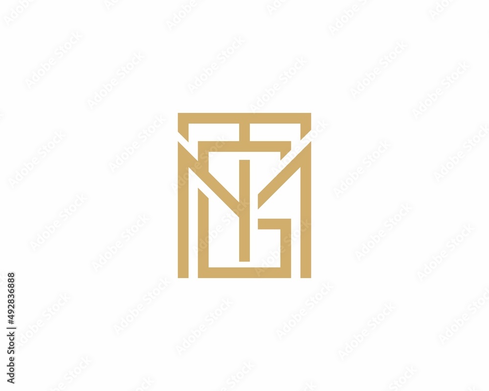 Letter TMG Logo Vector 005 Stock Vector | Adobe Stock