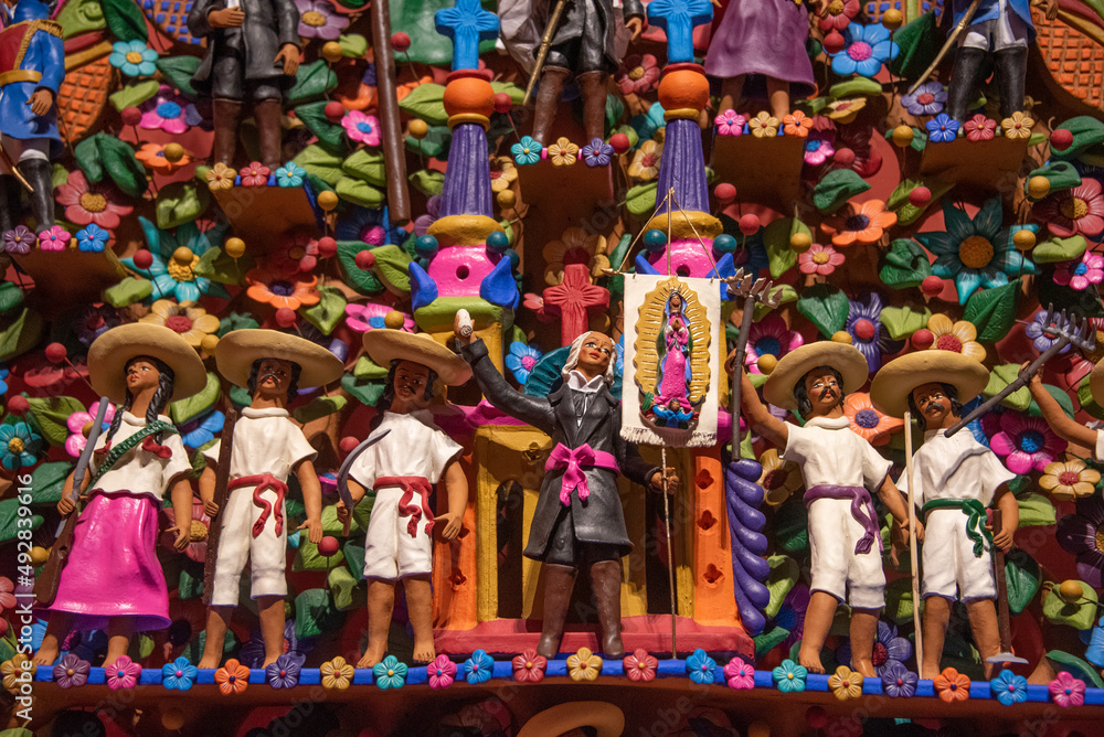 representative figures of the war of independence of Mexico, heroes ...